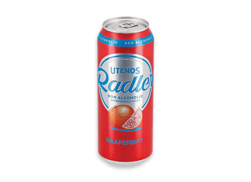 „Nealkoholinis alus UTENOS RADLER GREIPFRUIT“ parduotuvėje „Iki ...