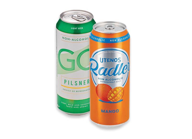 „Nealkoholinis ALUS UTENOS RADLER MANGO ir GO PILSNER“ parduotuvėje ...