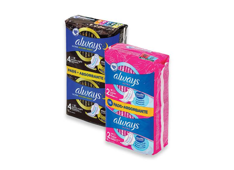 „ALWAYS higieniniai paketai ULTRA ir PLATINUM“ parduotuvėje „Iki ...