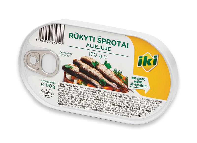 „IKI rūkyti šprotai aliejuje“ parduotuvėje „Iki“ | Mazuma.lt
