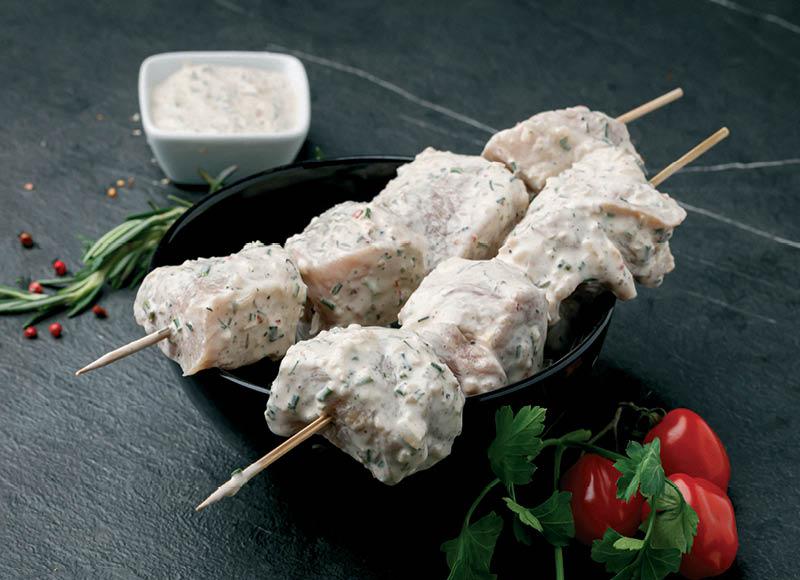 „Marinuotas kiaulienos mentės šašlykas su majonezu“ parduotuvėje „Iki ...