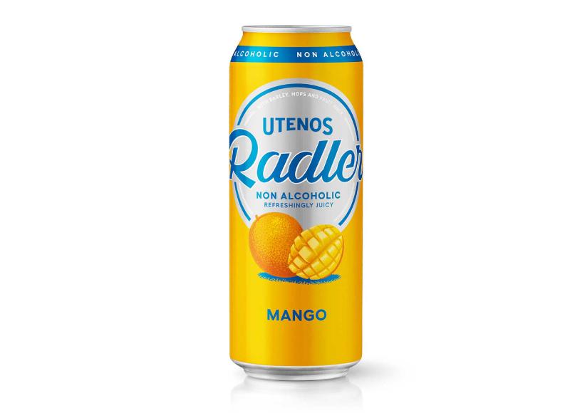 „Nealkoholinis alaus kokteilis UTENOS RADLER MANGO“ parduotuvėje „Iki ...