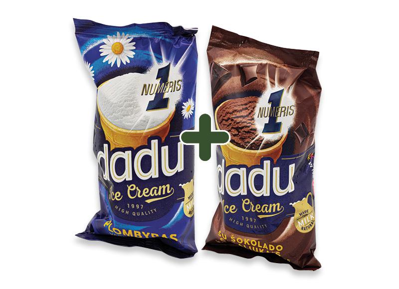 Mazuma.lt | „Valgomieji ledai DADU vaﬂiniame puodelyje“ parduotuvėje „Iki“