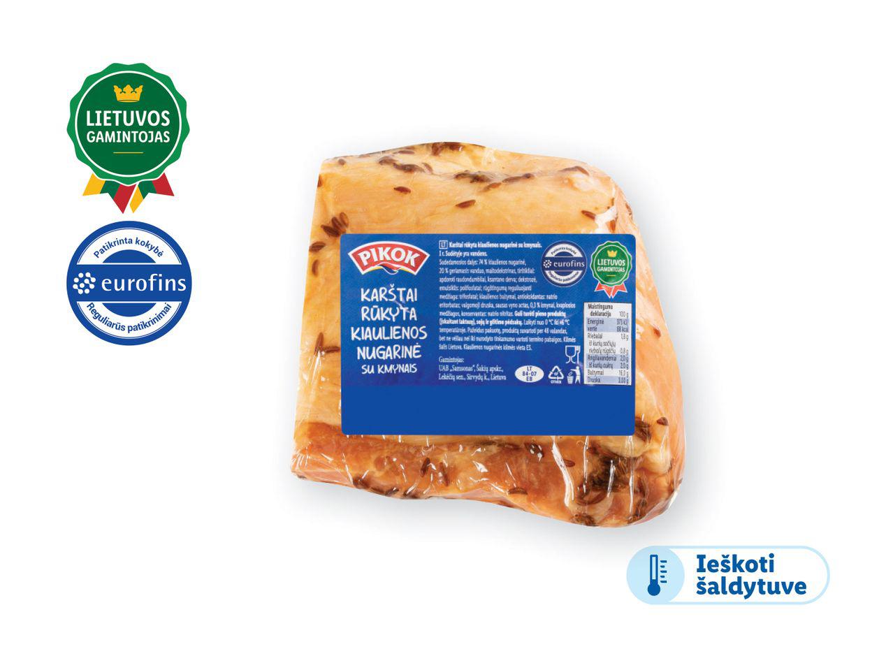 „Karštai rūkyta kiaulienos nugarinė“ parduotuvėje „Lidl“ | Mazuma.lt