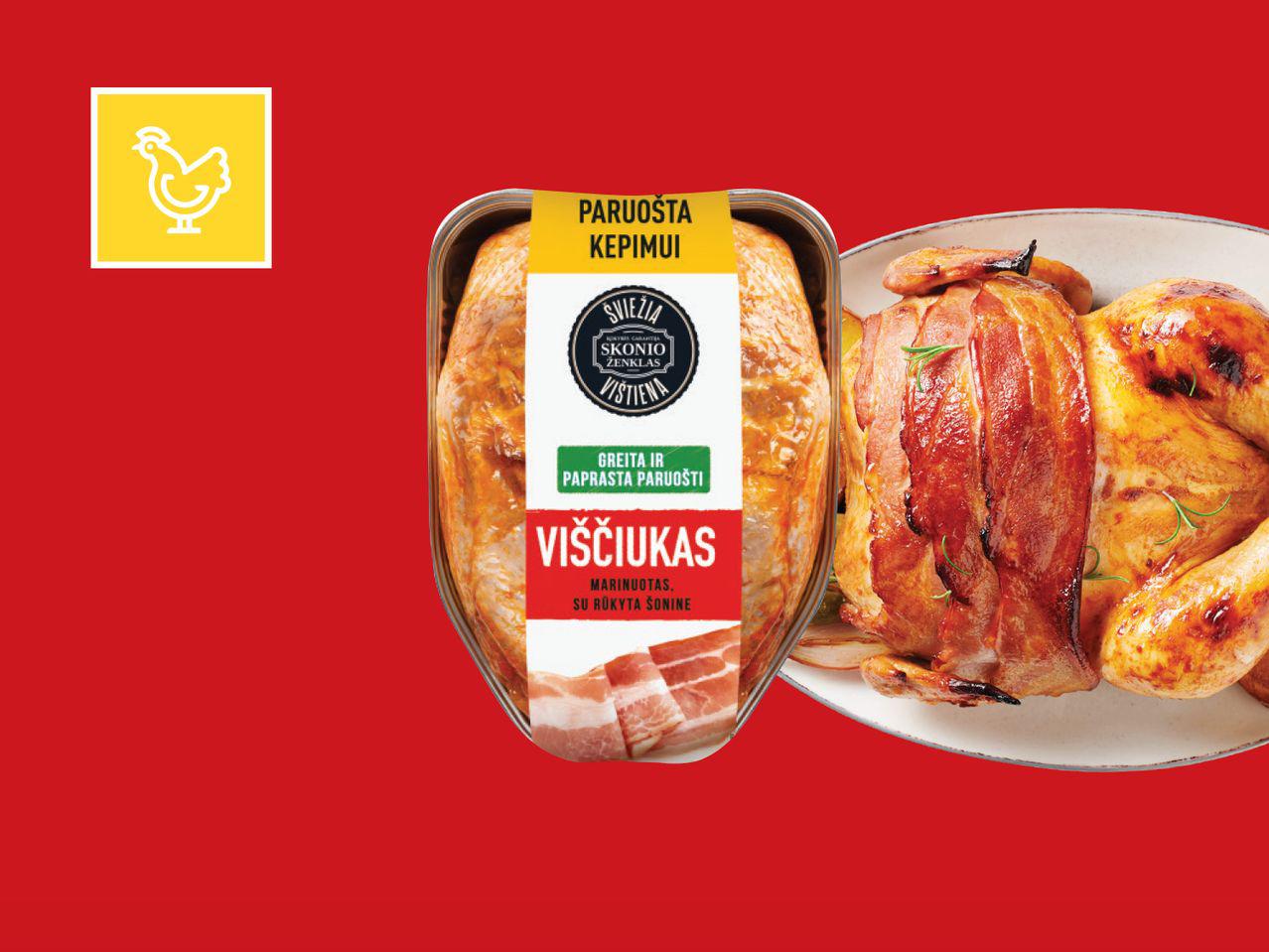 „Marinuotas viščiukas su rūkyta šonine“ parduotuvėje „Lidl“ | Mazuma.lt