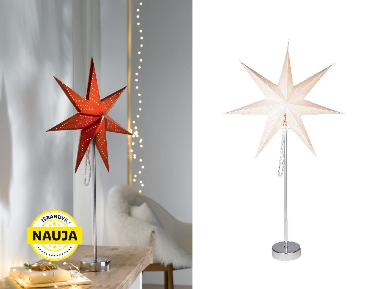 „Pastatoma kalėdinė LED žvaigždė“ akcija parduotuvėje „Lidl“ | Mazuma.lt