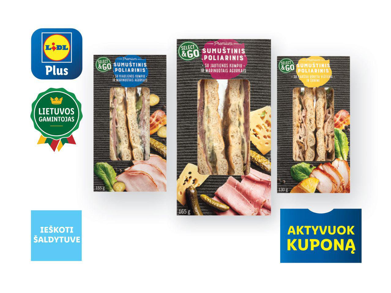 „Trikampis sumuštinis su poliarine duona“ akcija parduotuvėje „Lidl ...