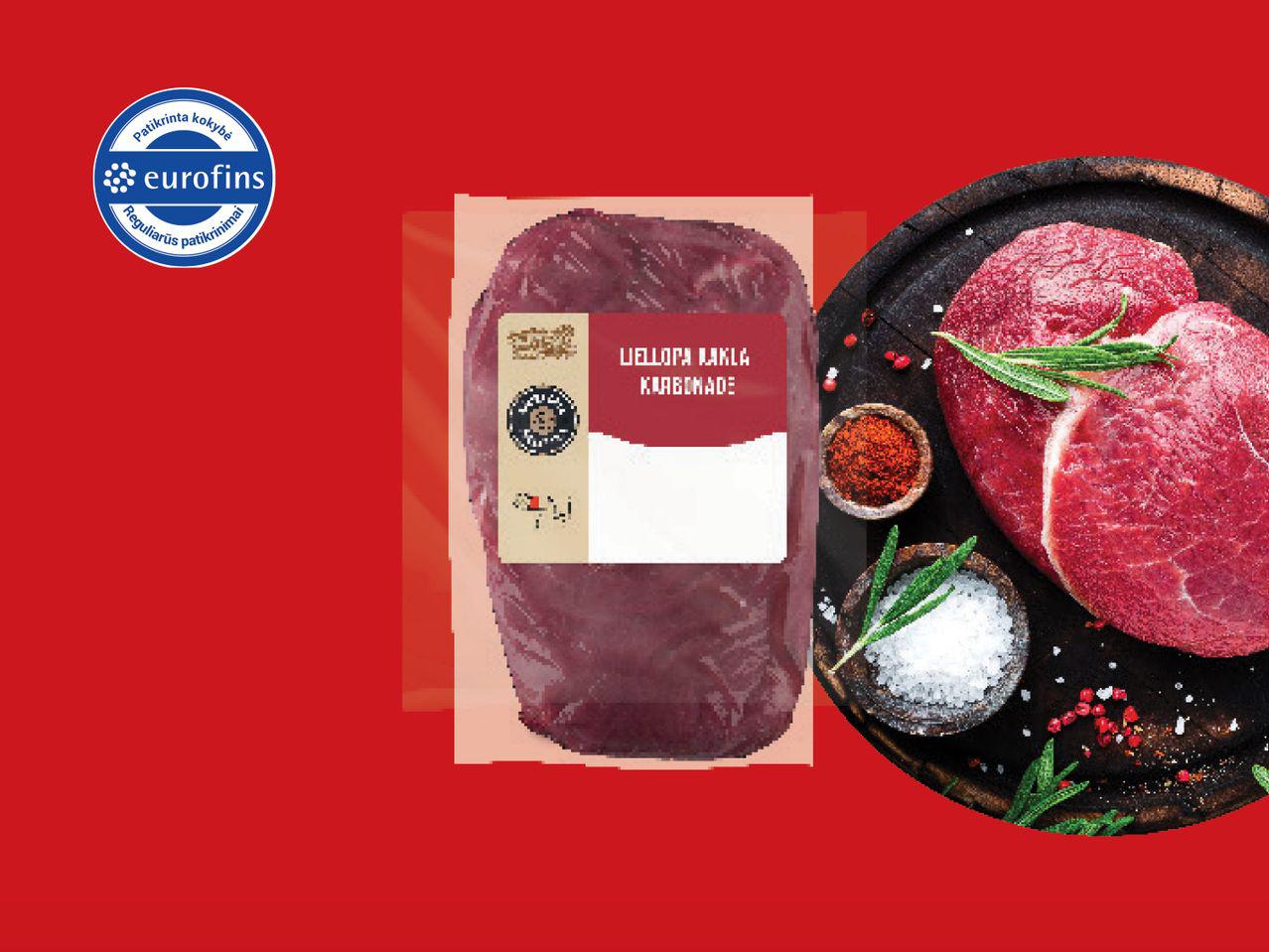 „Šviežia jautienos sprandinė“ akcija parduotuvėje „Lidl“ | Mazuma.lt