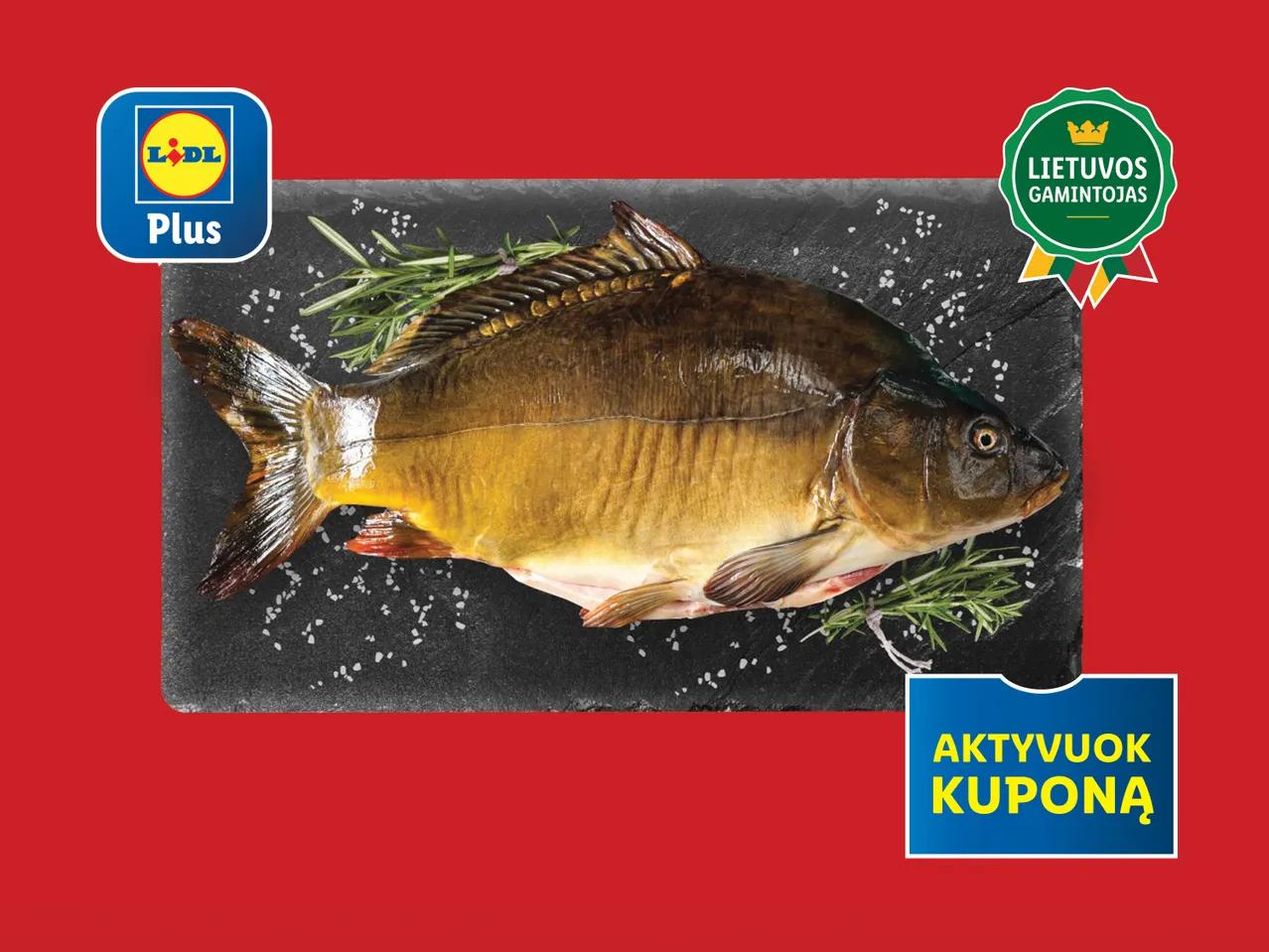 „Šviežias skrostas paprastasis karpis“ akcija parduotuvėje „Lidl ...