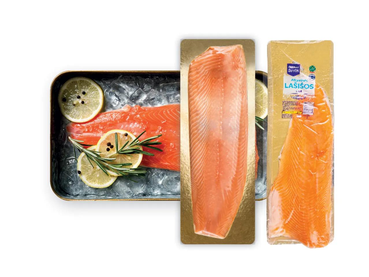 „Šviežia atlantinės lašišos filė“ akcija parduotuvėje „Lidl“ | Mazuma.lt