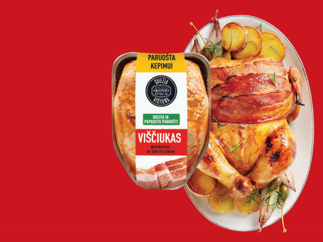 „Marinuotas viščiukas su rūkyta šonine“ parduotuvėje „Lidl“ | Mazuma.lt