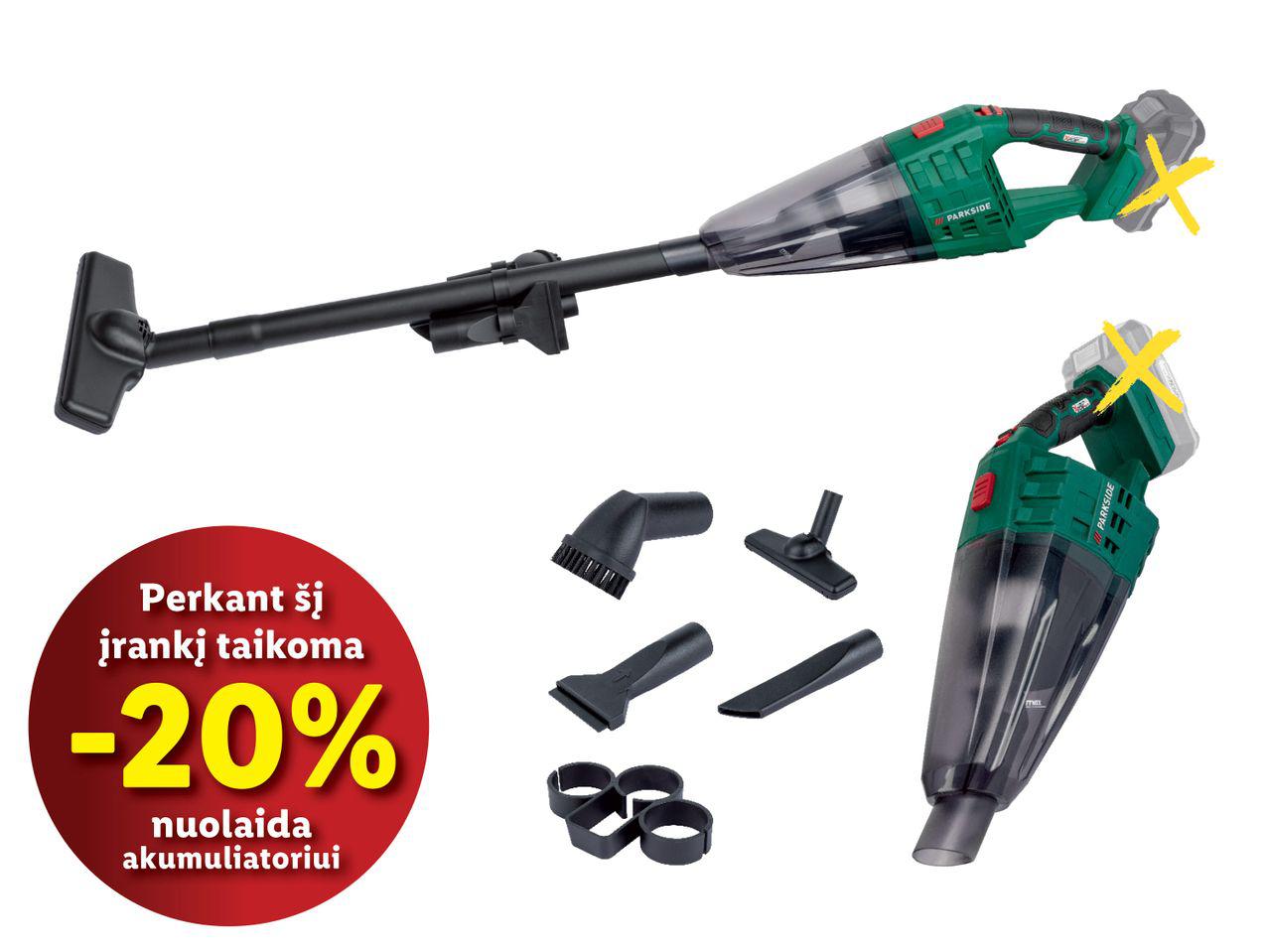 Mazuma.lt | „Akumuliatorinis rankinis dulkių siurblys 20 V PHSSA 20-Li ...