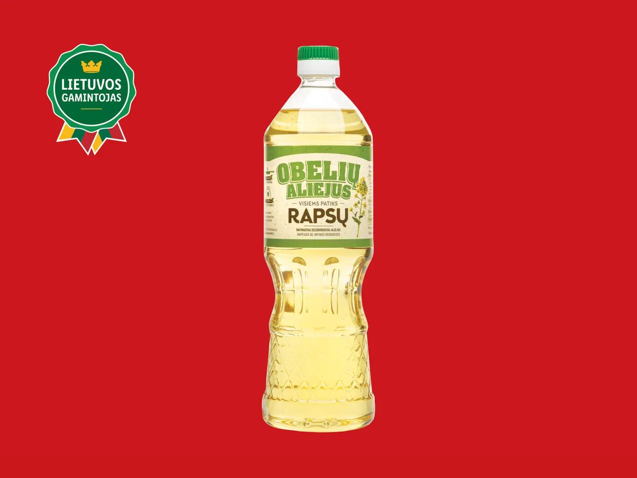 „Rapsų aliejus“ akcija parduotuvėje „Lidl“ | Mazuma.lt