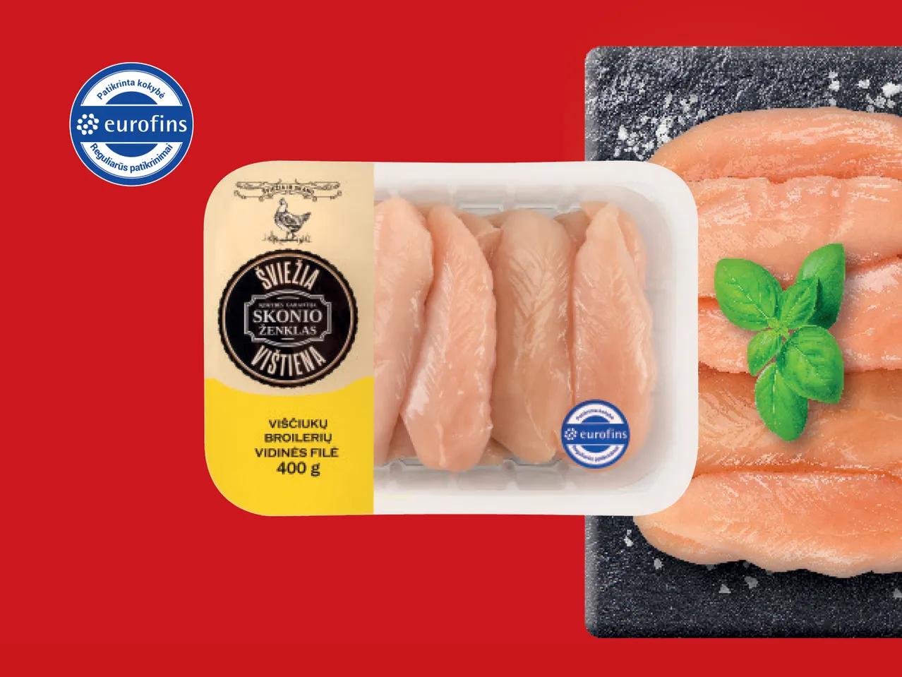 „Šviežia viščiukų broilerių vidinė filė“ akcija parduotuvėje „Lidl ...