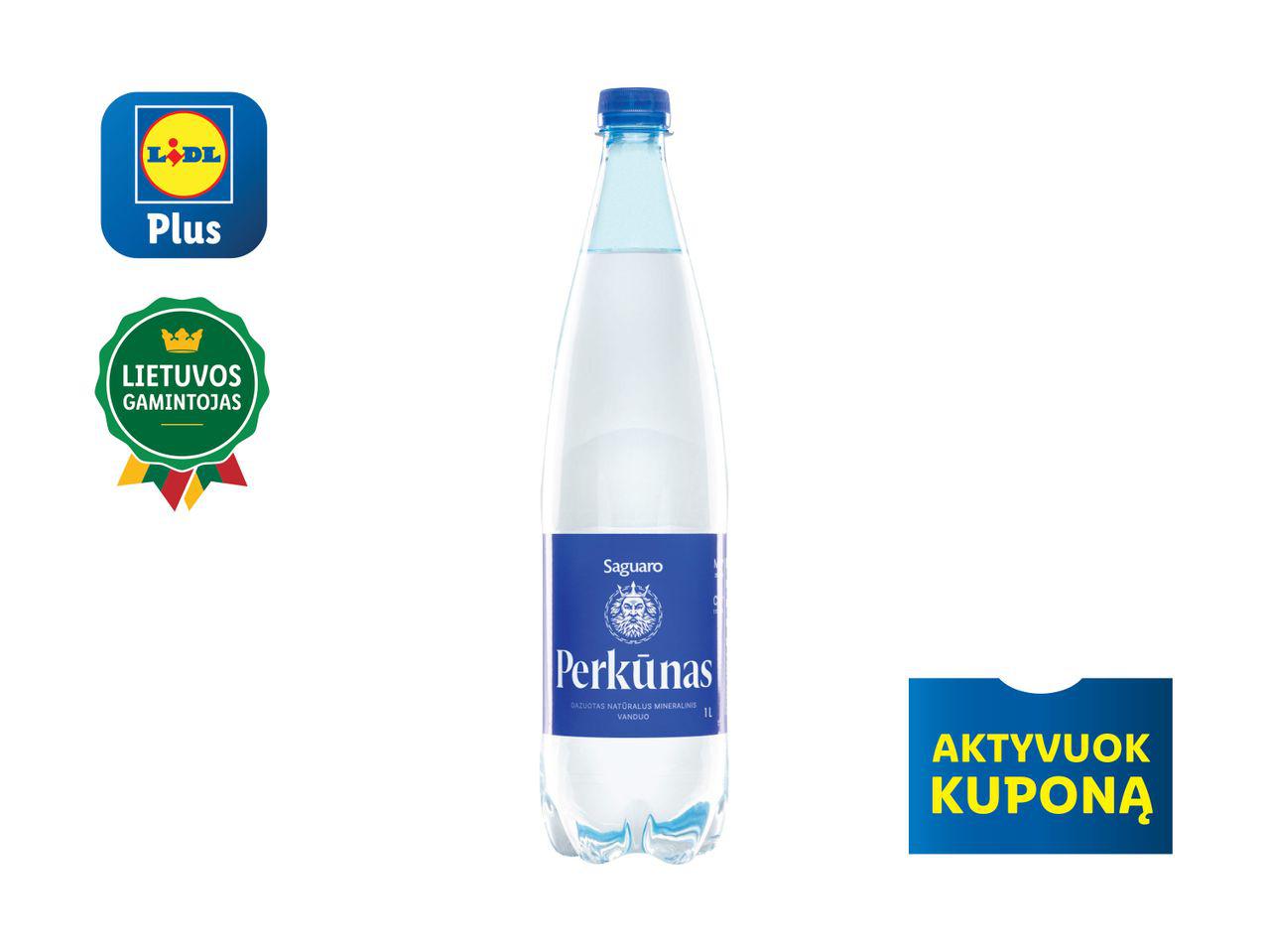 „Gazuotas natūralus mineralinis vanduo „Perkūnas““ akcija parduotuvėje „Lidl“ | Mazuma.lt