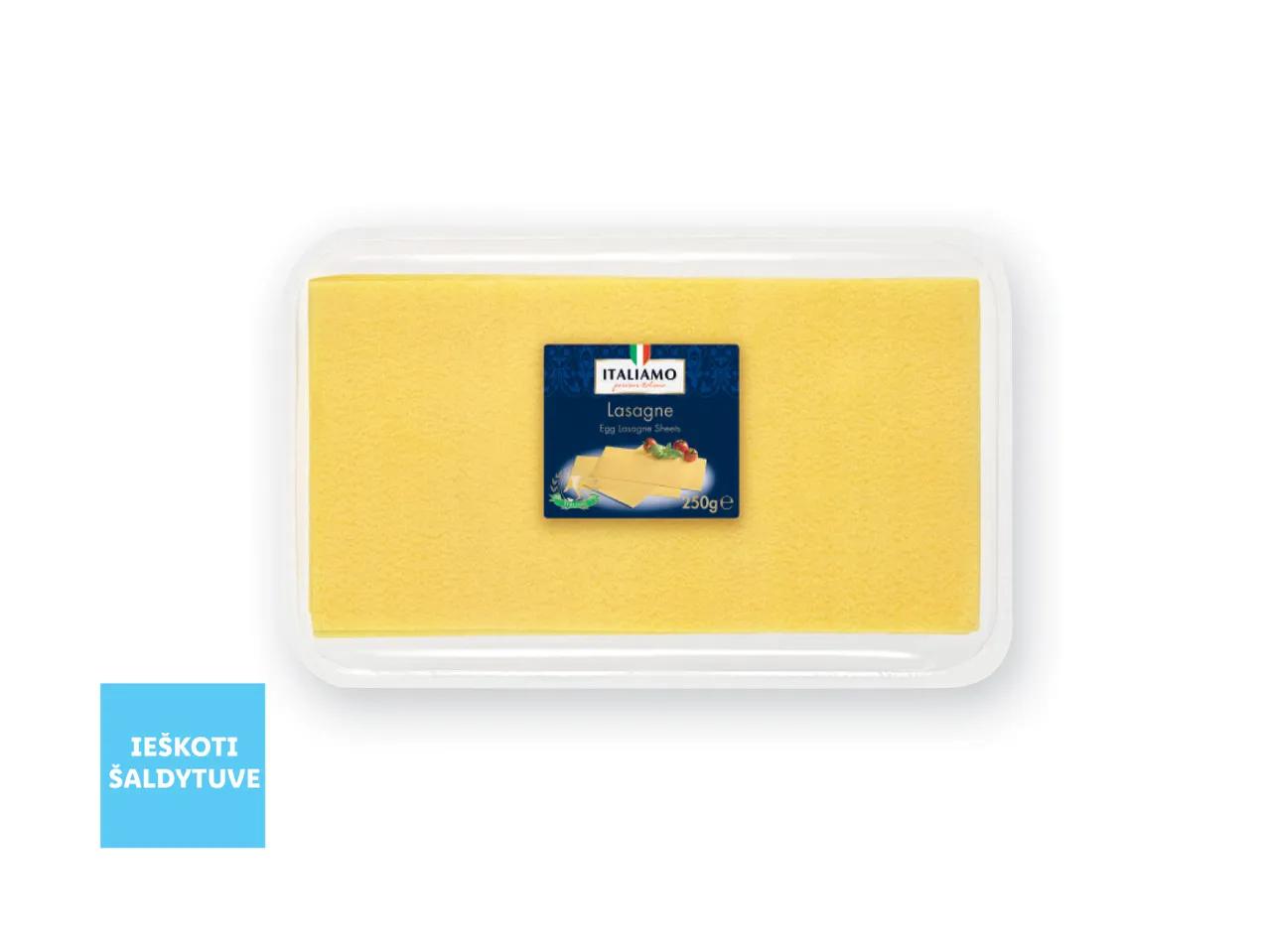 „Švieži kiaušininių makaronų lakštai lazanijai“ parduotuvėje „Lidl ...