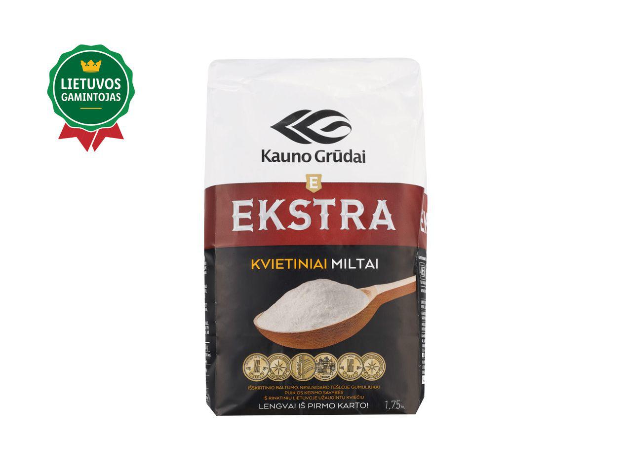 „Kvietiniai miltai „Ekstra 405D““ parduotuvėje „Lidl“ | Mazuma.lt