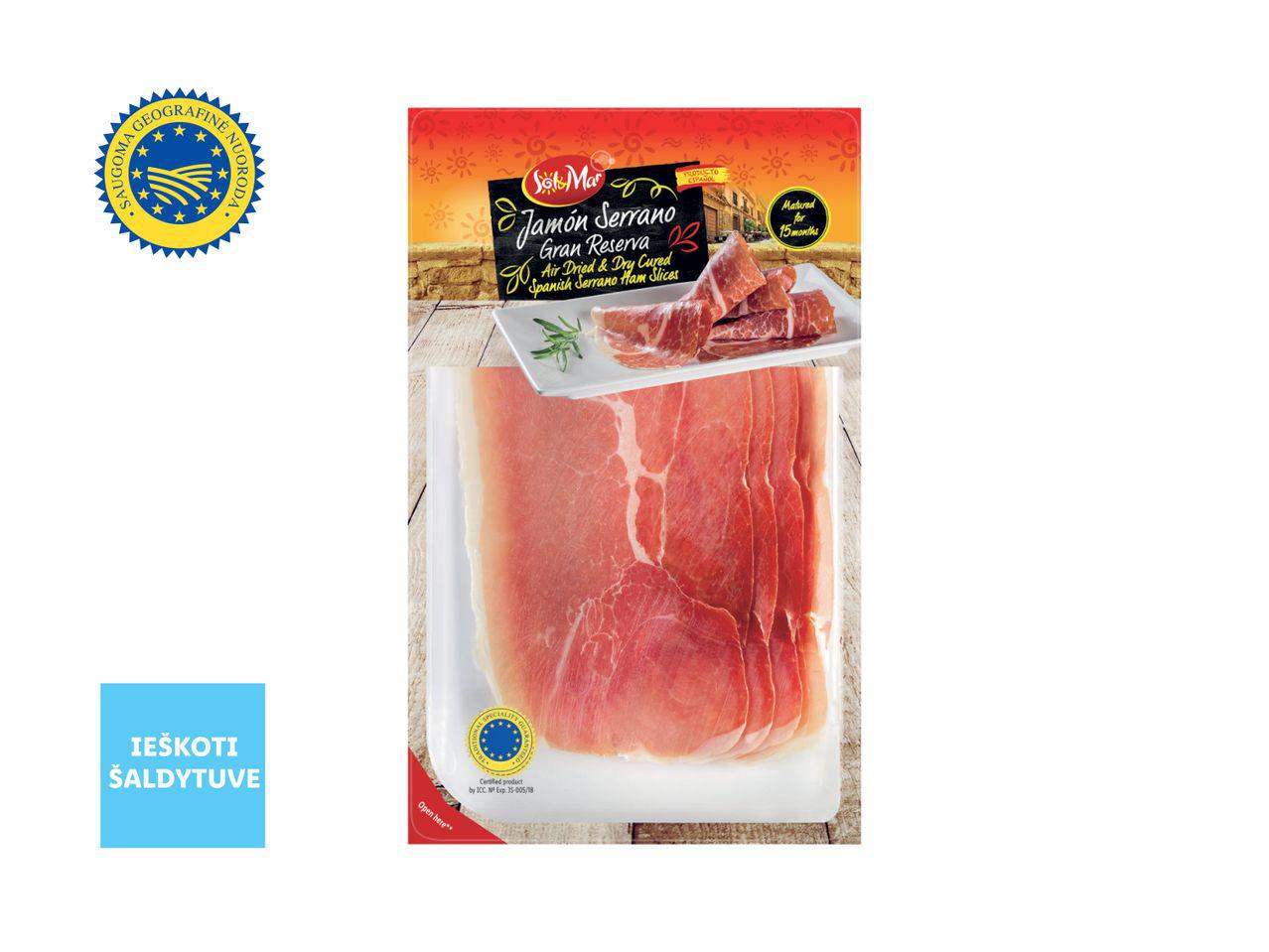 „Vytintas kiaulienos kumpis „Gran Reserva““ akcija parduotuvėje „Lidl ...