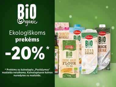 Mazuma.lt | „„BIO ORGANIC“ Ekologiškoms prekėms -20%*“ parduotuvėje „Lidl“