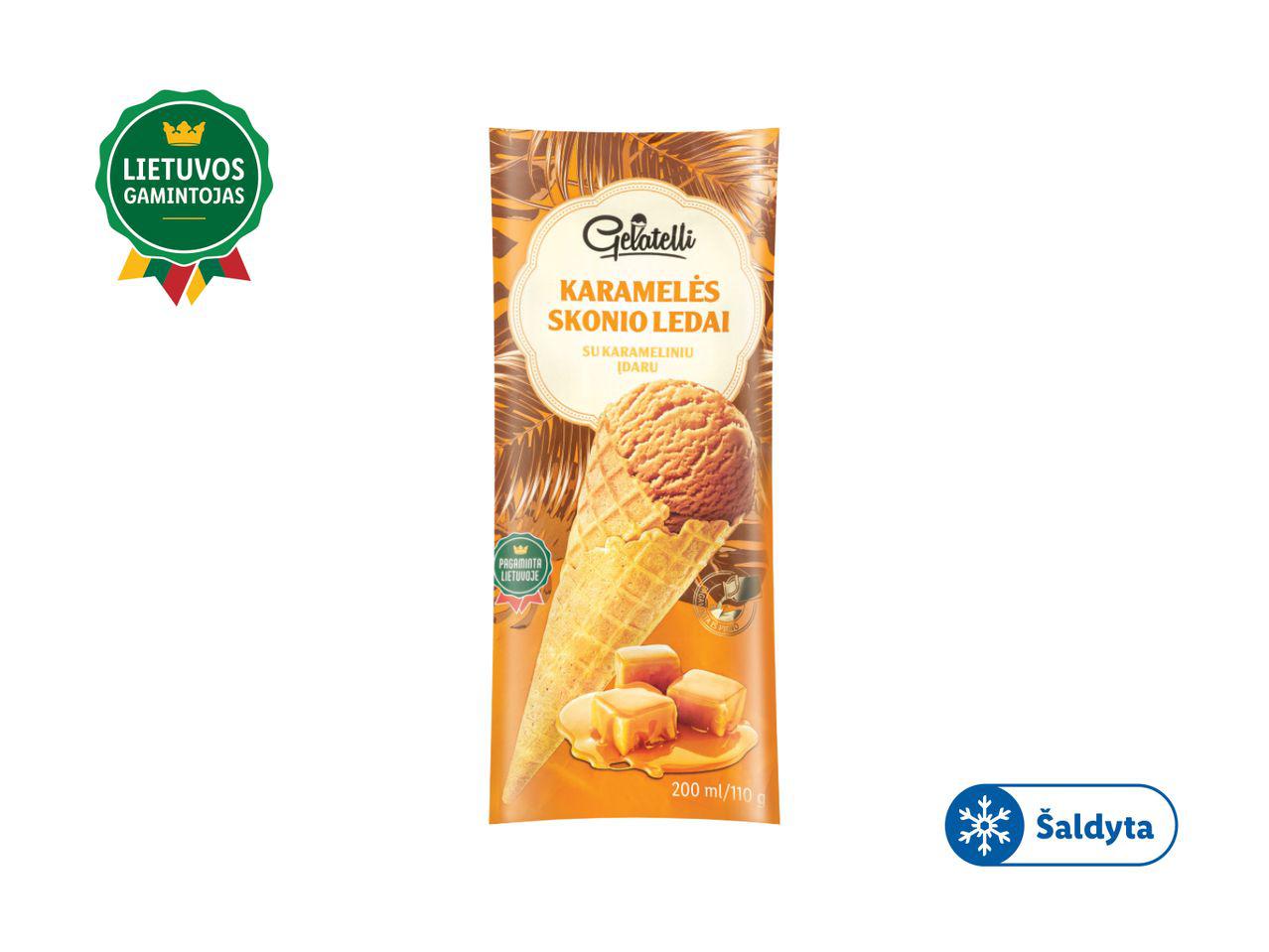 „Karamelės skonio ledai su karamelės įdaru“ parduotuvėje „Lidl“ | Mazuma.lt