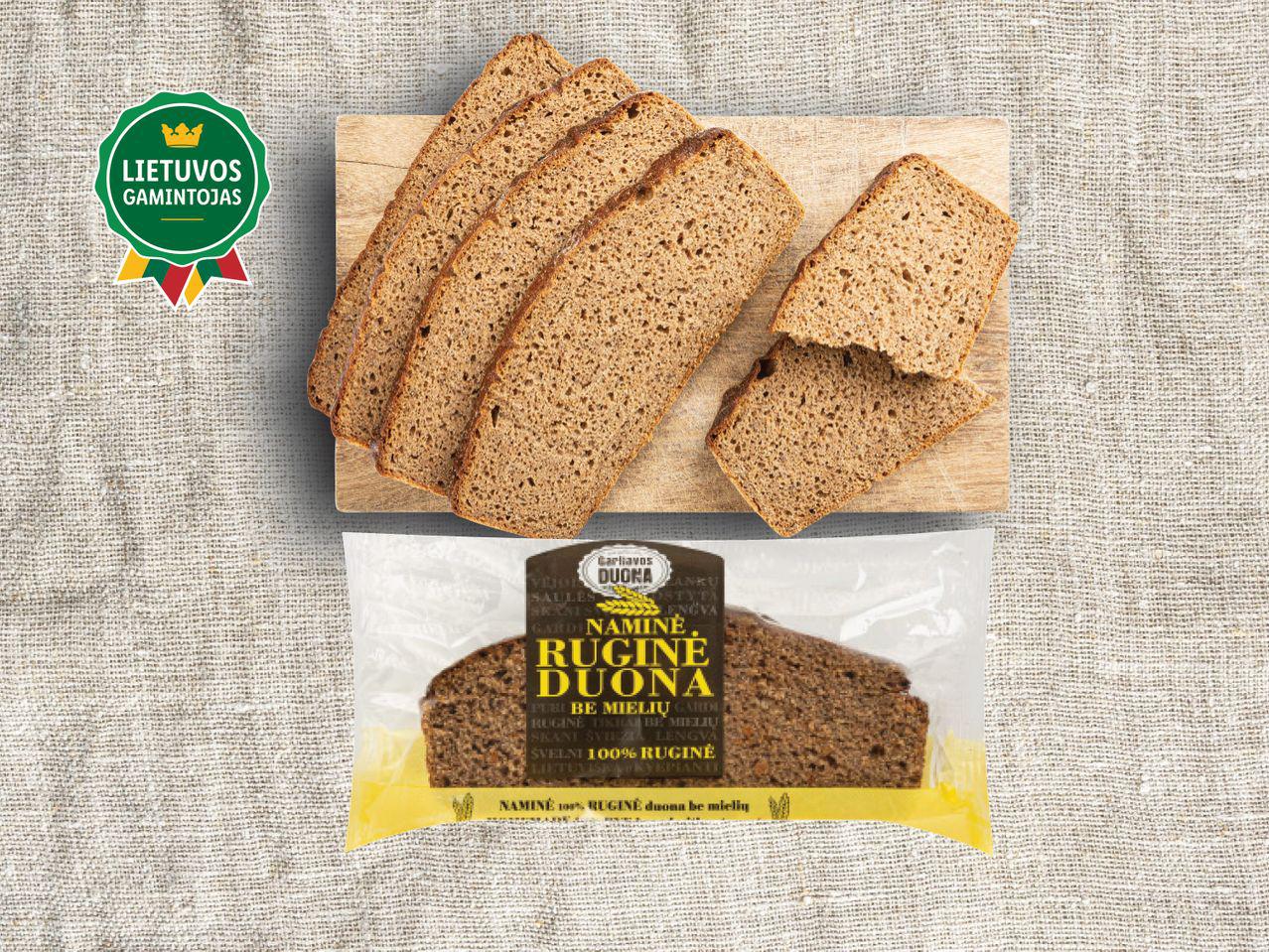 „Ruginė duona be mielių“ parduotuvėje „Lidl“ | Mazuma.lt