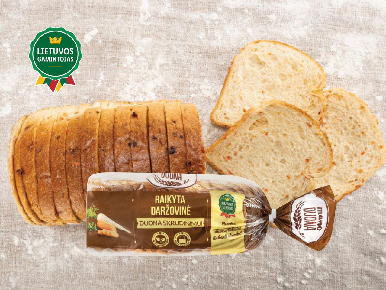 Mazuma.lt | „Daržovinė duona skrudinimui“ parduotuvėje „Lidl“