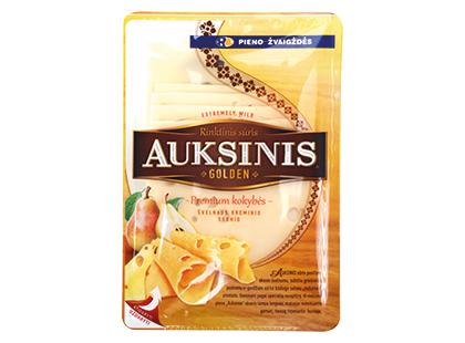 „AUKSINIS fermentinis sūris riekelėmis, 45 % rieb. s. m., 150 g ...
