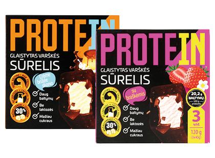 Mazuma.lt | „Glaistyti sūreliai PROTEIN, 2 dėž. x 1 dėž. (3 pak. x 40 g ...