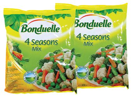 „Daržovių mišinys BONDUELLE 4 SEASONS MIX, 2 pak. x 400 g“ parduotuvėje „Maxima“ | Mazuma.lt