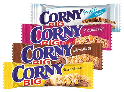 „Javainių batonėlis CORNY BIG, 10 rūšių, 4 vnt. x 40–50 g“ parduotuvėje ...