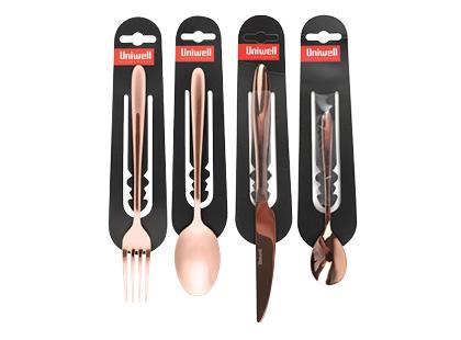 „Šakutė; šaukštas; valgomasis peilis; arbatinis šaukštelis UNIWELL, 1 ...