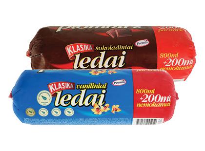 „Valgomieji ledai KLASIKA, 2 rūšių, 500 g“ parduotuvėje „Maxima ...