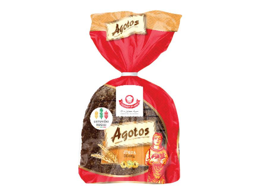 „Juoda ruginė raikyta AGOTOS duona, 375 g“ parduotuvėje „Maxima ...