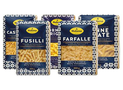 „Perkant 2 ar daugiau makaronų MALSENA pakuočių, taikoma 35 % nuolaida ...