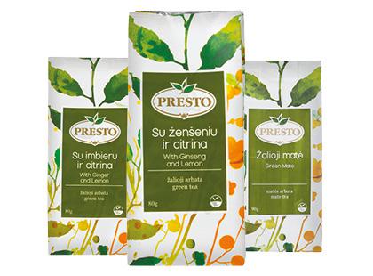 Mazuma.lt | „Biri žalioji arbata; matė PRESTO*, 3 rūšių, 80–90 g ...