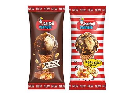 „Valgomieji ledai; plombyras BALTOJI VARNELĖ, 3 rūšių, 2 pak. x 90 g ...