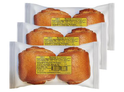 „SU PROGRAMĖLE! Bandelė su cinamonu, 3 pak. x 1 pak. (2 vnt. x 60 g ...