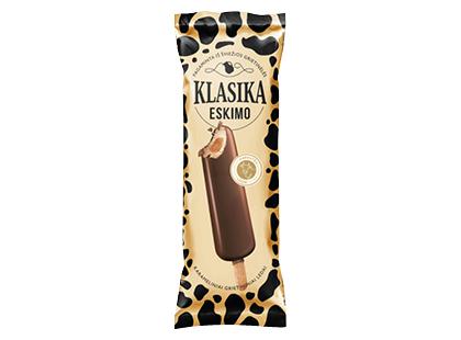 „Valgomieji grietininiai ledai KLASIKA ESKIMO su karamelės įdaru*, 60 g ...