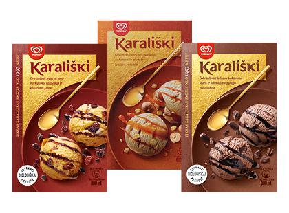 „Valgomieji ledai KARALIŠKI, 3 rūšių, 420–435 g“ parduotuvėje „Maxima ...