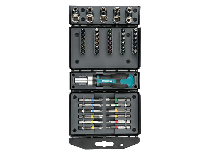 Mazuma.lt | „Atsuktuvo ir galvučių rinkinys STALWART, 1 rink. (53 vnt ...