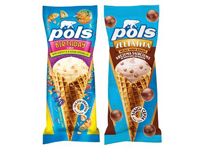 „Valgomieji ledai POLS, 2 rūšių, 95–100 g“ parduotuvėje „Maxima ...