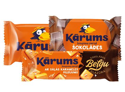 Mazuma.lt | „Glaistyti varškės sūreliai KARUMS, 10 rūšių, 3 pak. x 38 ...