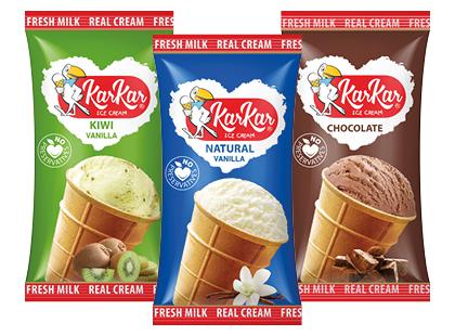 „Valgomieji ledai KAR KAR puodelyje, 4 rūšių, 3 pak. x 60–70 g ...