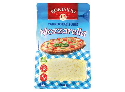 Mazuma.lt | „ROKIŠKIO tarkuotas mocarelos sūris, 43 % rieb., 200 g ...