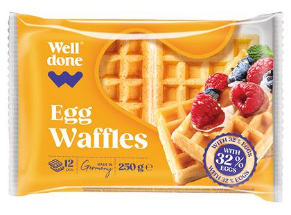 Mazuma.lt | „Kiaušininiai vafliai WELL DONE, 250 g“ parduotuvėje „Maxima“