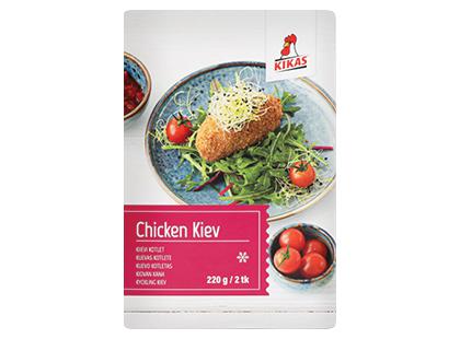 „Šaldyti kepti KYJIVO kotletai KIKAS*, 1 dėž. (2 vnt. × 110 g)“ akcija ...