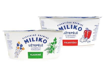 „Užtepėlė MILIKO, 2 rūšių, 2 pak. x 140 g“ parduotuvėje „Maxima ...
