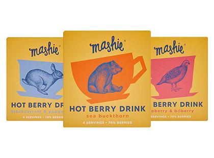 „Uogų tyrės arbata MASHIE, 3 rūšių, 1 dėž. (4 pak. x 45 g)“ akcija ...