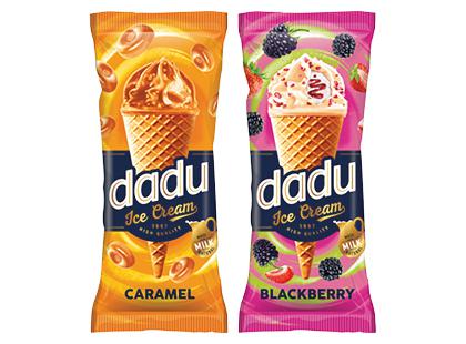 „Valgomieji ledai DADU, 2 rūšių, 150 ml“ parduotuvėje „Maxima“ | Mazuma.lt