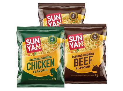 „SU PROGRAMĖLE! Greitai paruošiami makaronai SUN YAN, 3 x 60 g, 2 rūšių ...